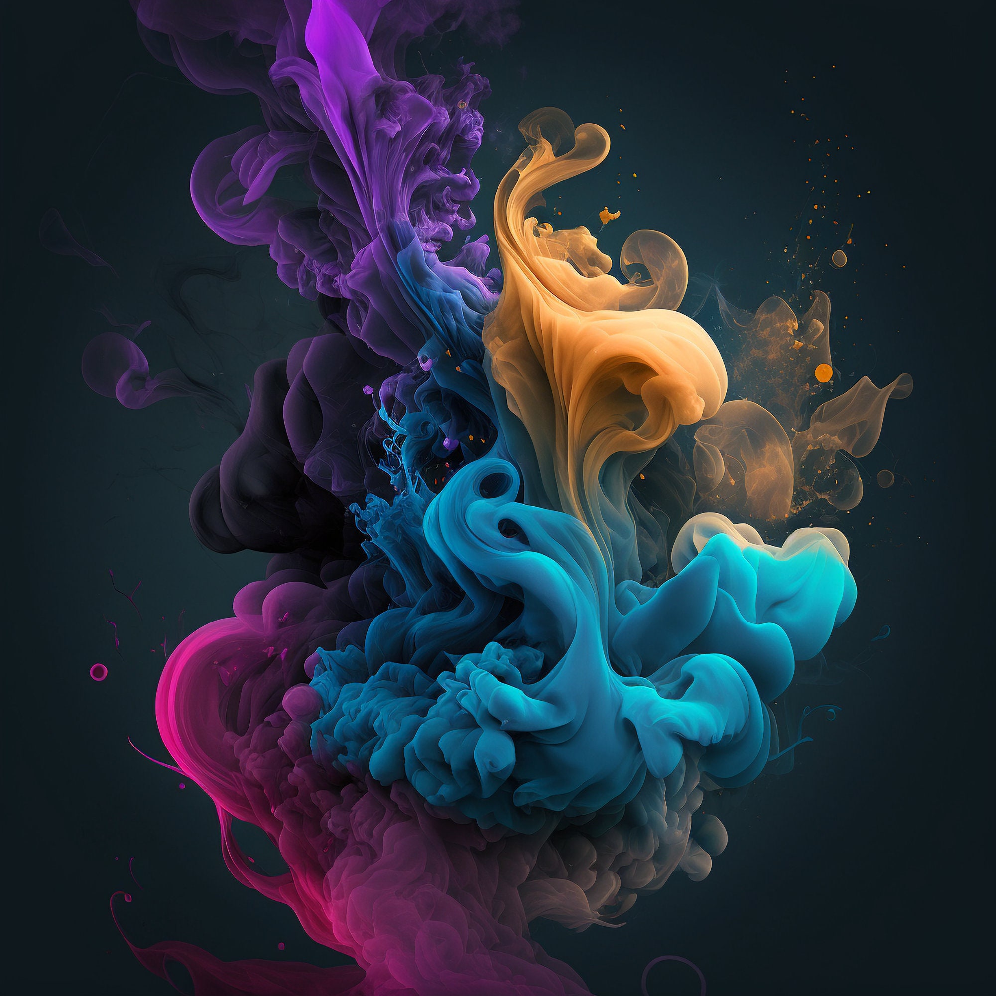 10 Magic Texture | Digital Art | Background Mockup | Backdrop Wall ...