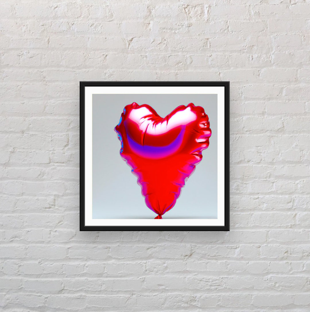 Valentine's Day Art, Heart Painting, Valentines Day Gift, Pop Art ...