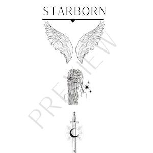 Feyre, Bryce, Aelin Print, ACOTAR, TOG, Crescent City Digital Download ...