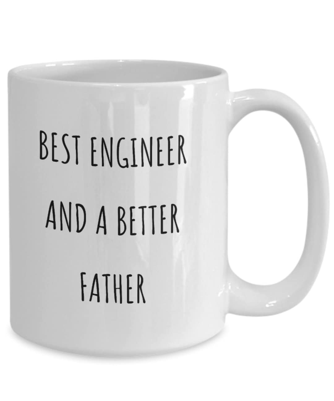 Engineer Dad Mug, Best Engineer, Gift for Best Dad Ever, Professional ...