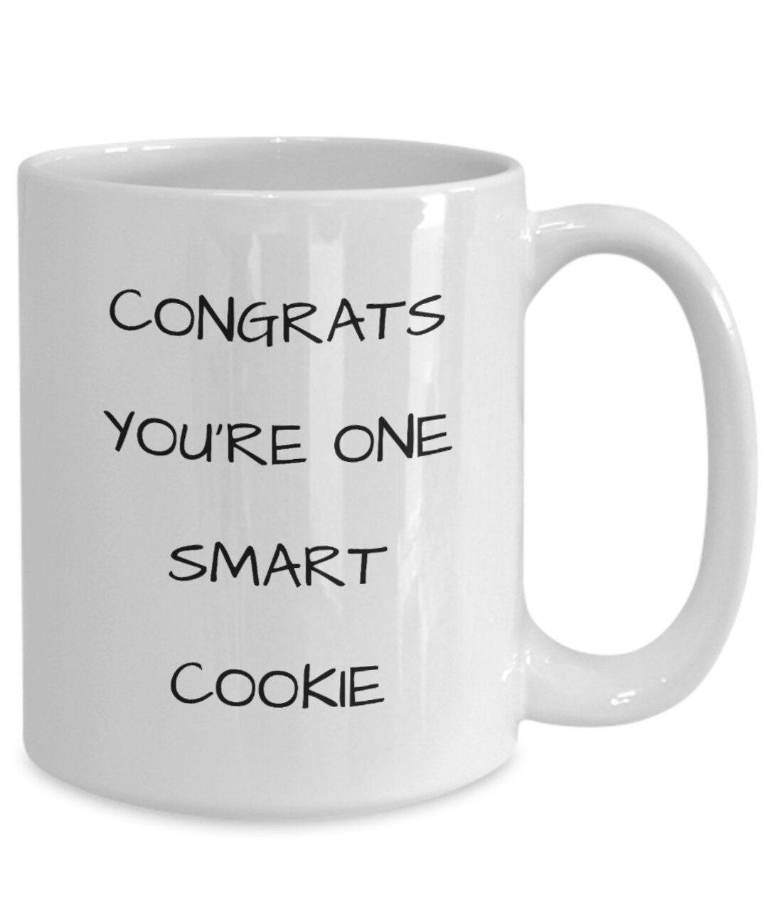 Graduation Mug, Congrats Cup, Smart Cookie Mug, Gift for High School ...