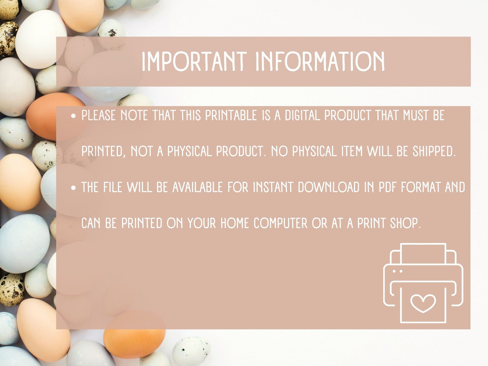 Easter Egg Holy Week Ornaments/garland Printable | Digital Download ...