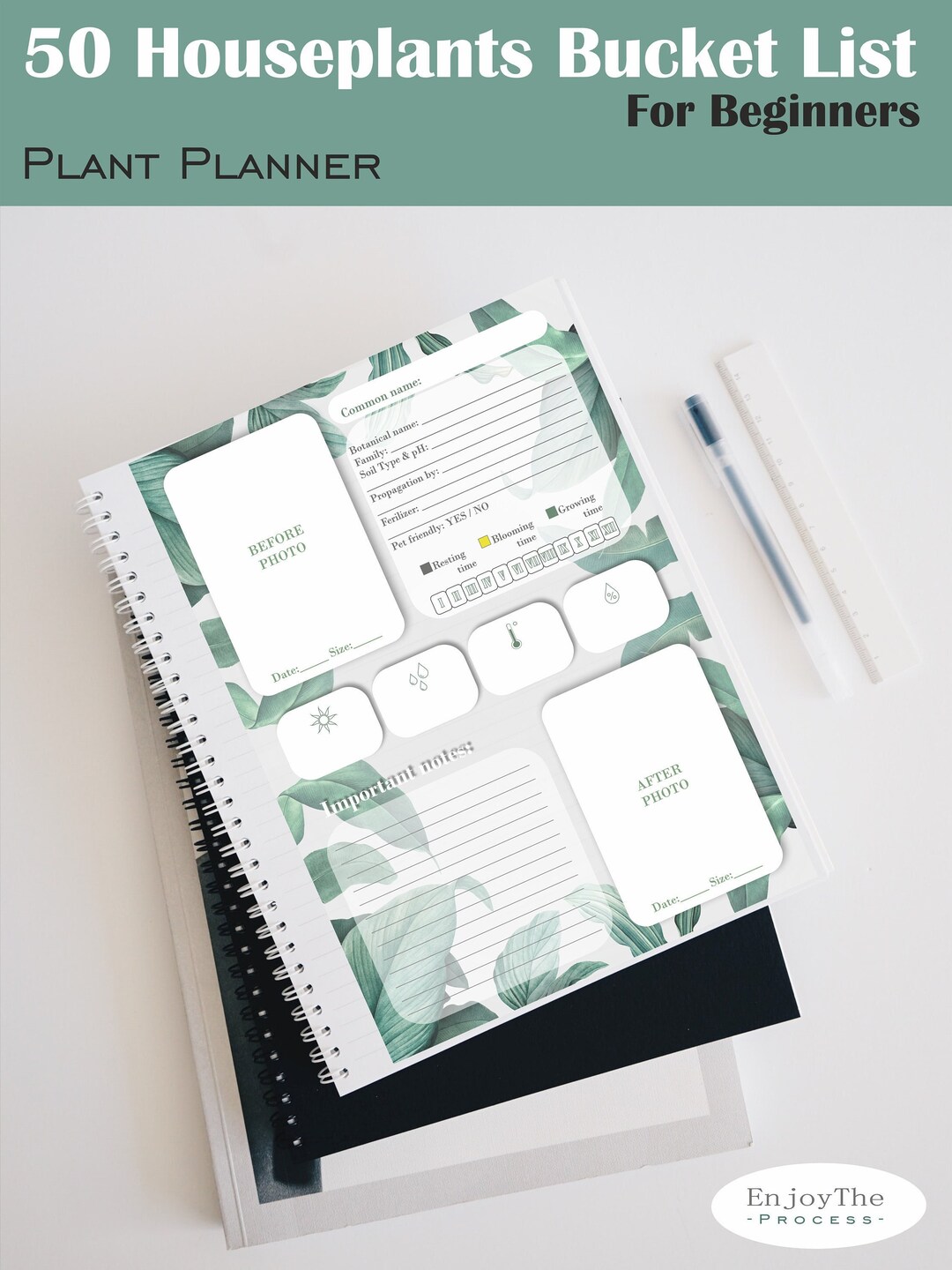 Plant Planner, Printable Plant Planner, Bucket List, for Plant Parents ...