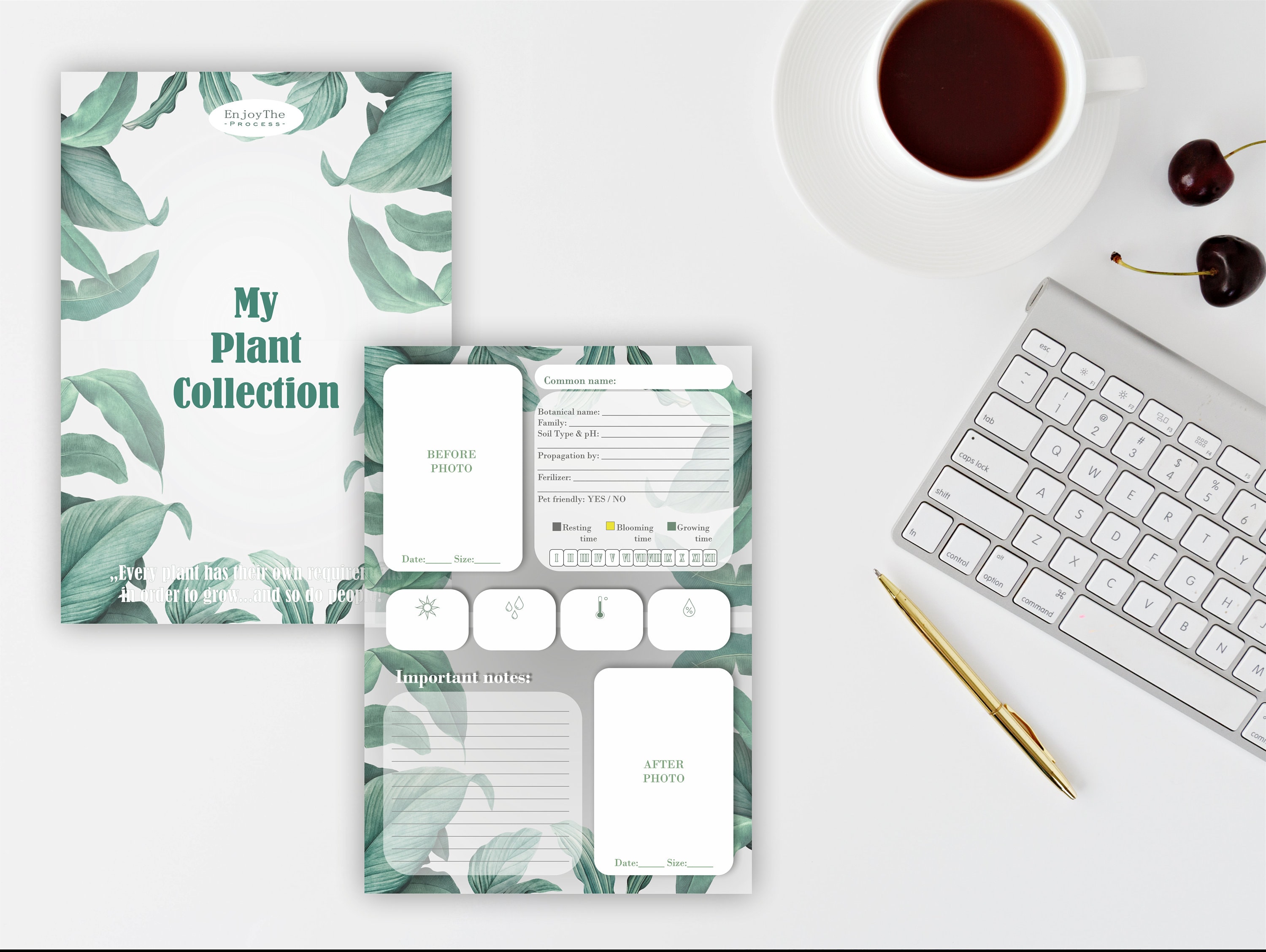 Plant Planner, Printable Plant Planner, Bucket List, for Plant Parents ...