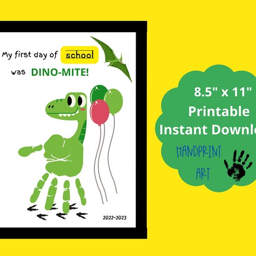 Pre-k Owl Handprint Hand Art / First Day Starting School Prek - Etsy