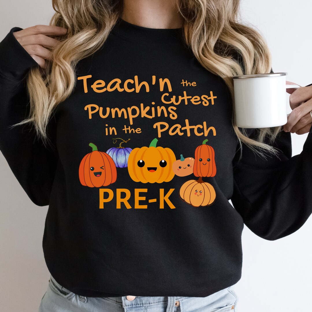 Halloween Teacher Shirt, Cutest Pumpkins in the Patch, Teach Li'l ...
