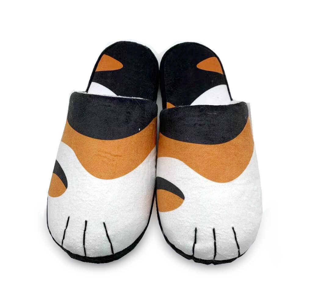 Cute Cat Paw Slippers, Kawaii Slippers, Kawaii Cat Slippers, Plush ...