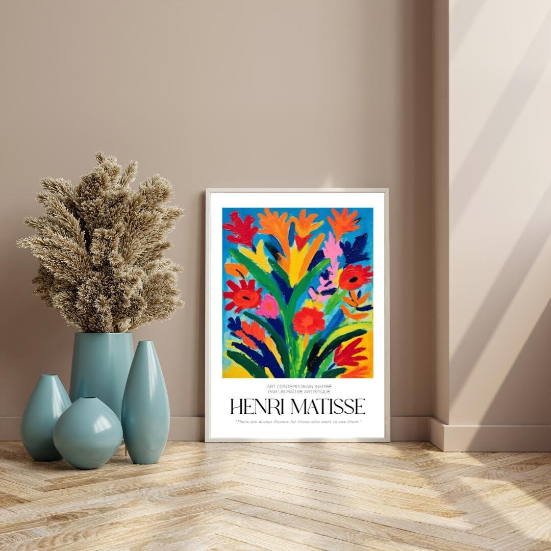Henri Matisse Art Exhibition Framed Poster, Matisse Framed Poster ...