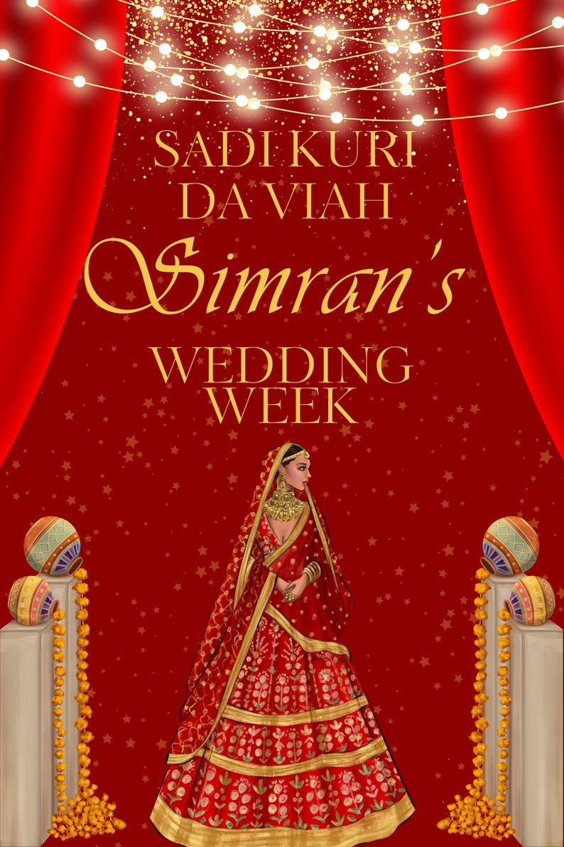 Sadi Kuri Da Viah, Punjabi Wedding Poster, Punjabi Wedding, Punjabi ...
