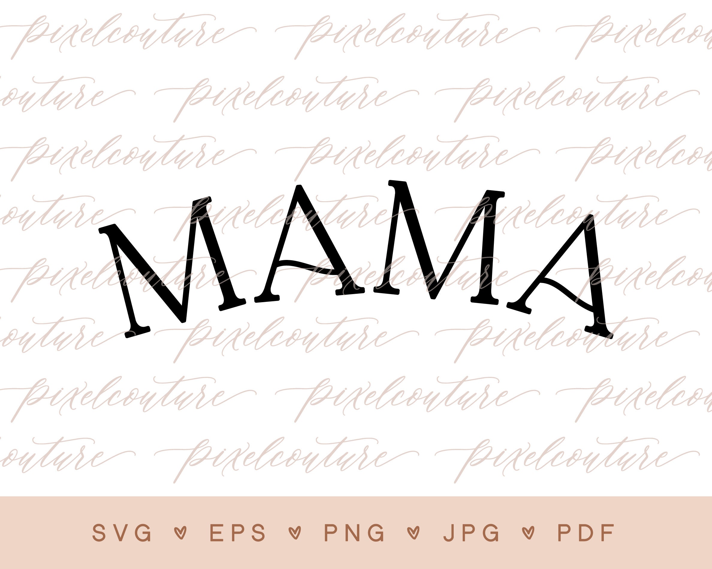 Mamá moderna svg, día de la madre svg, archivos para cricut y silueta ...