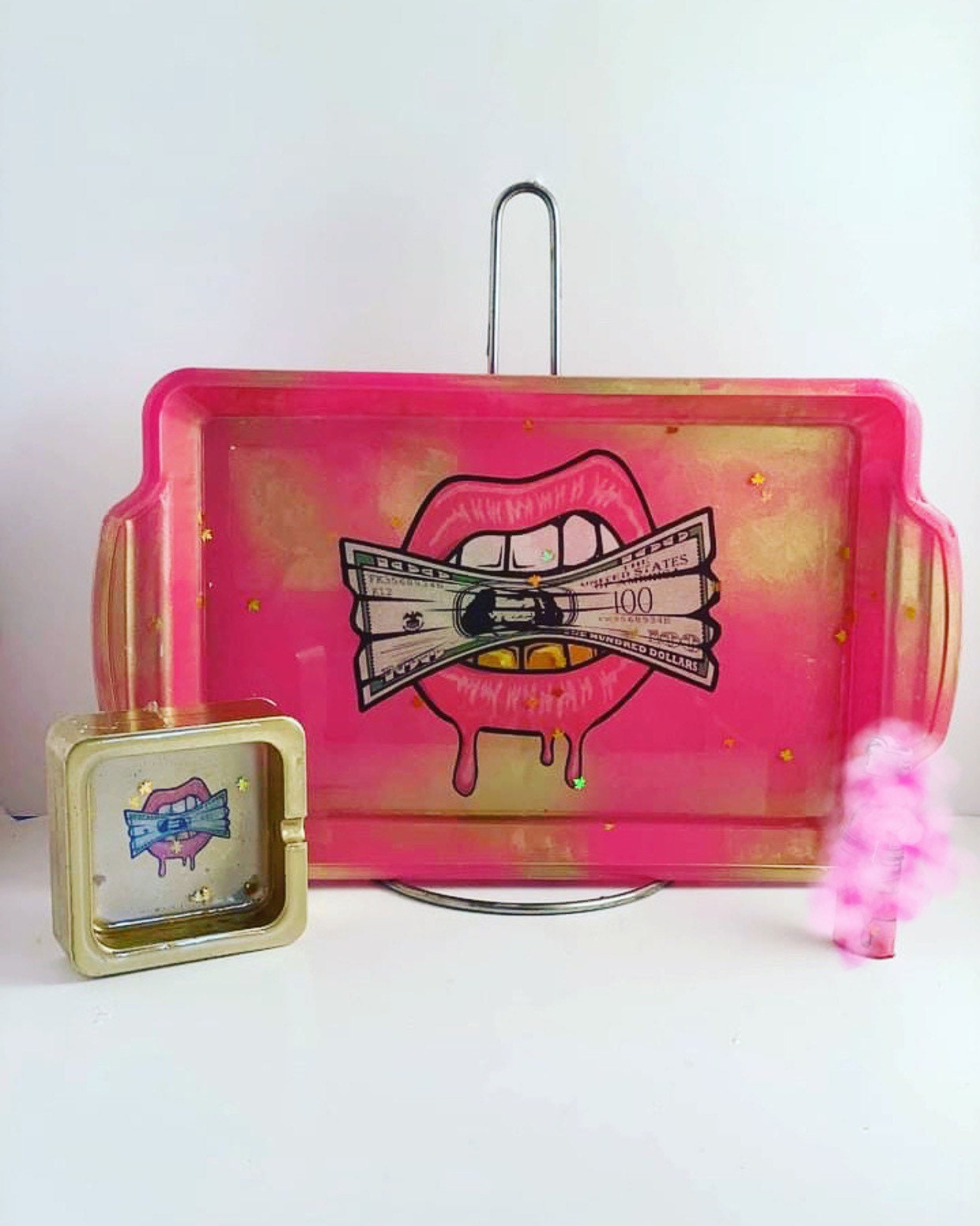 Money Grill Rolling Tray Set - Etsy