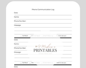 Communication Log | Etsy