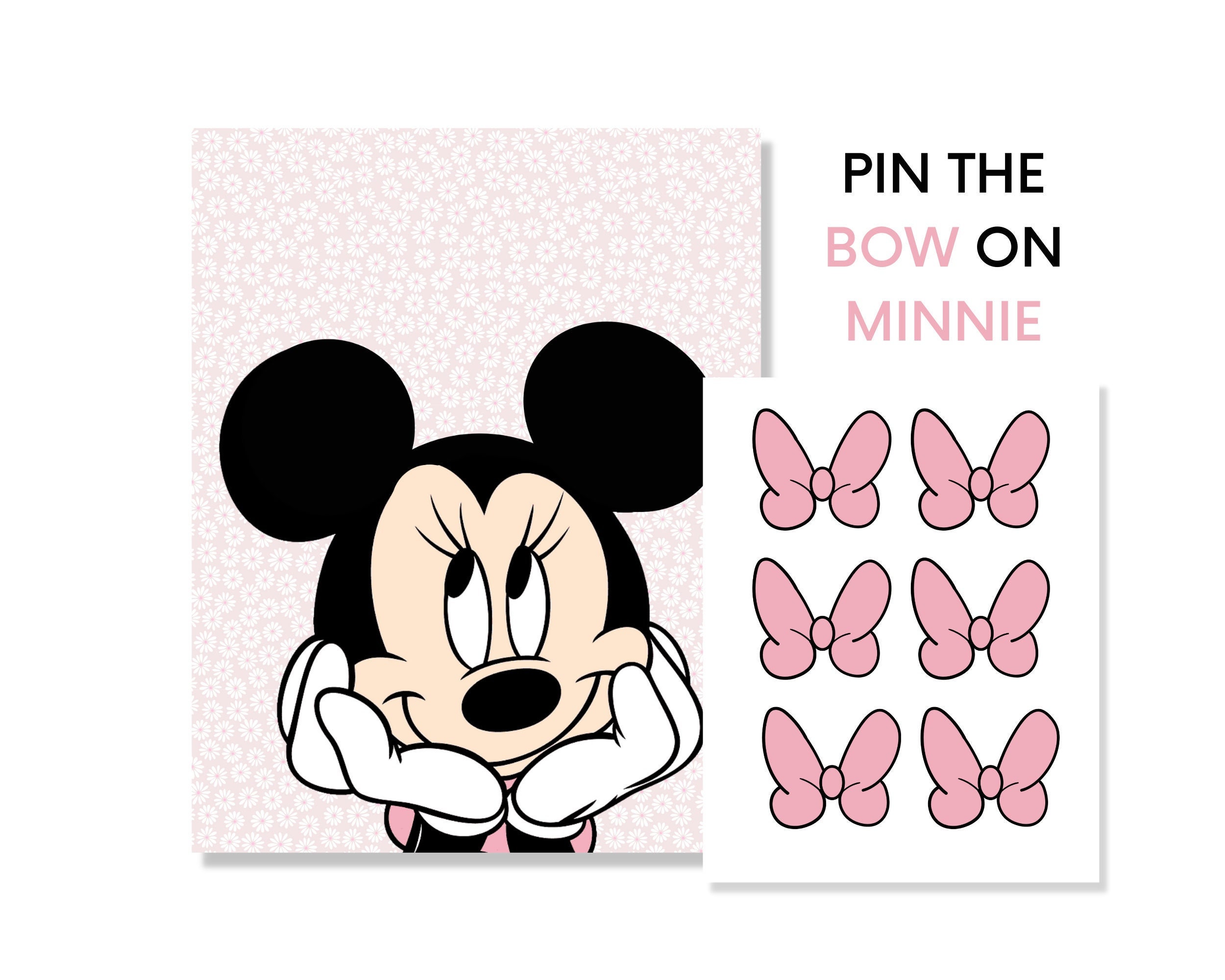 Baby Minnie Mouse Bow Template