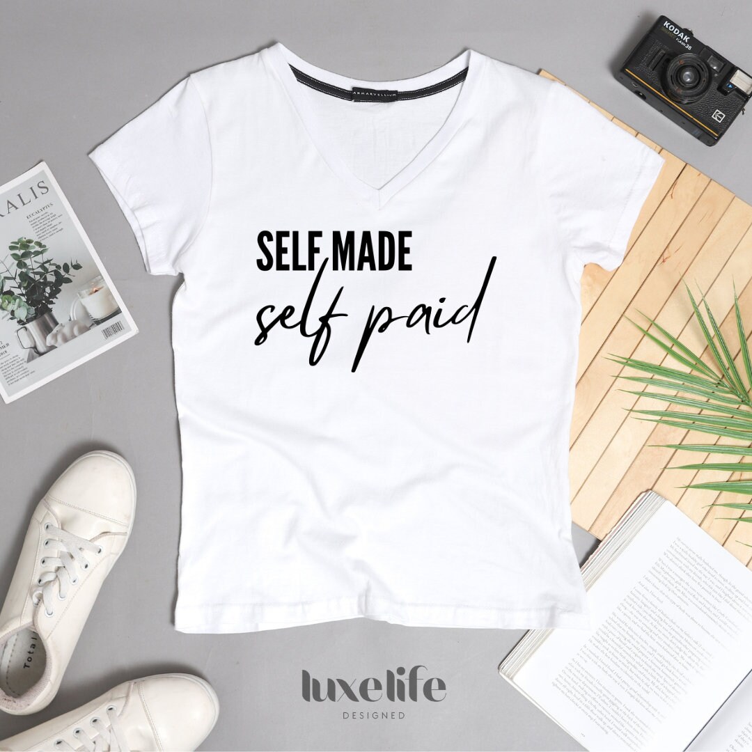Self Made Self Paid SVG PNG, Motivational SVG Png, Inspirational Svg ...