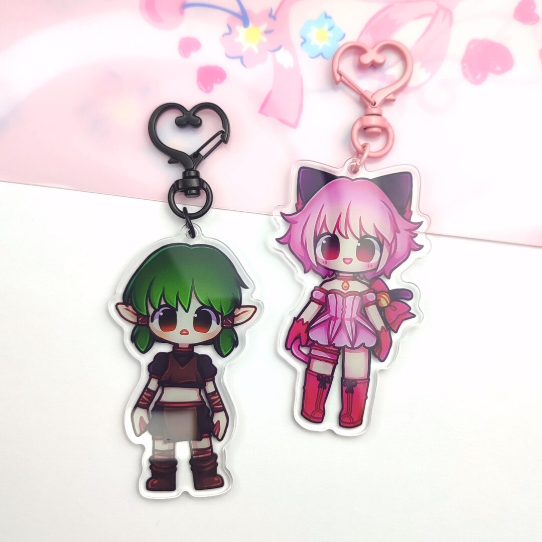 Ichigo and Kishu Tokyo Mew Mew Acrylic Keychain - Etsy UK