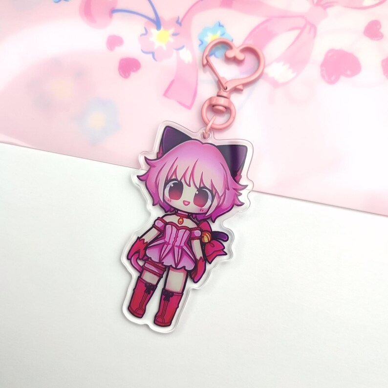 Ichigo and Kishu Tokyo Mew Mew Acrylic Keychain - Etsy UK
