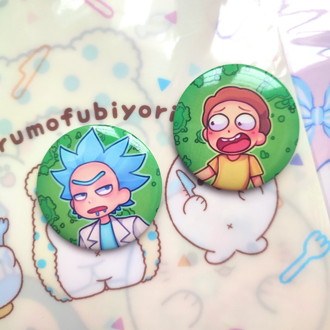 Rick & Morty Round 58mm Badges / Buttons - Etsy