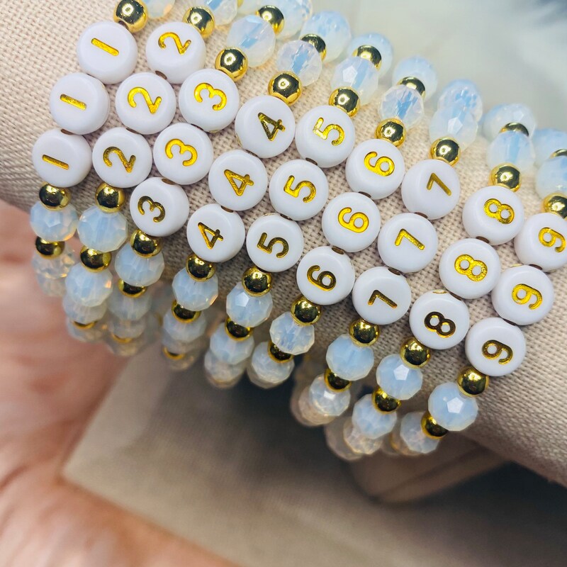 Number Bracelet - Etsy