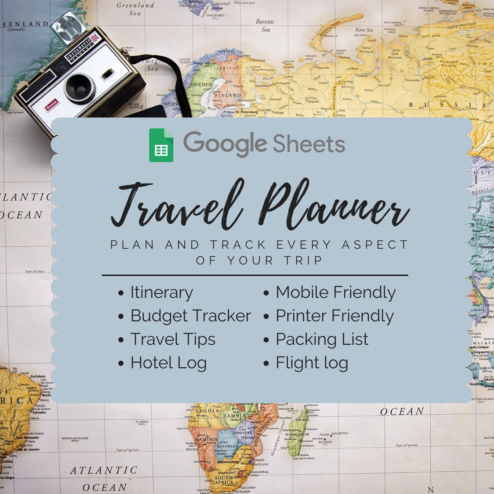 Travel Planning Template | Google Sheets | Printable Templates ...