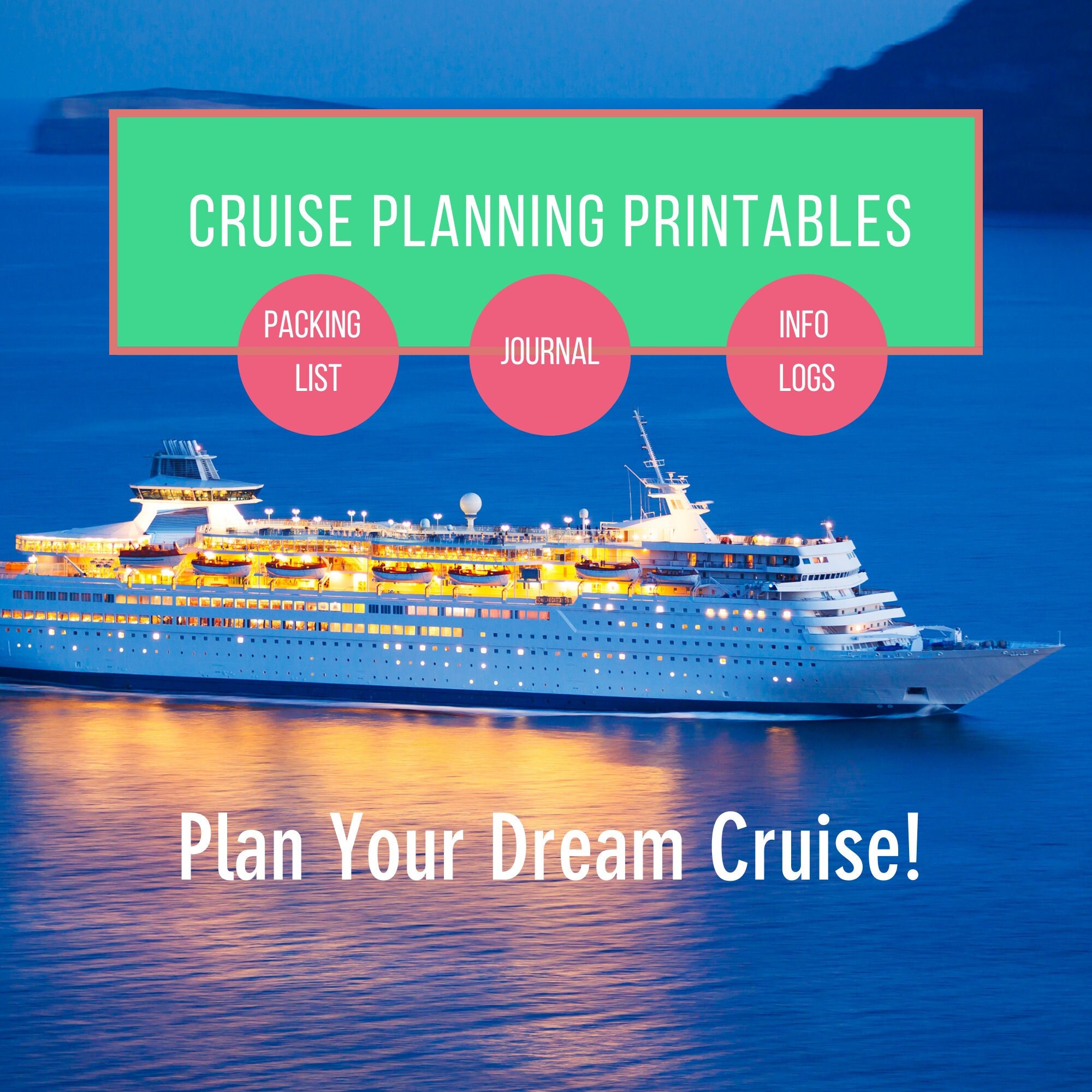 Printable Cruise Planner | Packing List | Packing Suggestions | Cruise ...