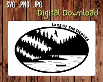 Lake of Ozarks Svg - Etsy