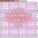 Home Daycare Attendance and Payment Log - Etsy