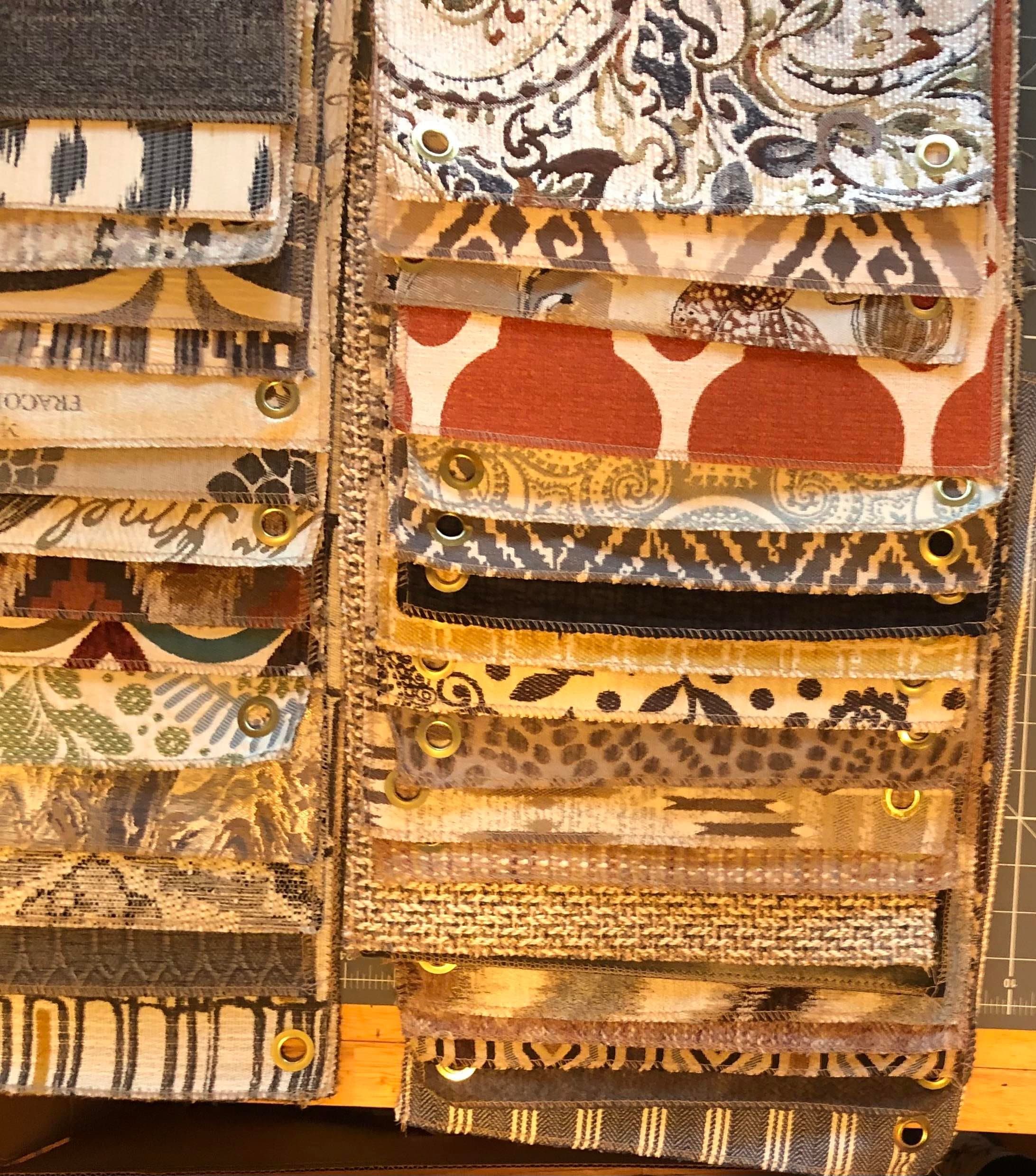 Upholstery Fabric Grab Bag 15 Pieces Different Sizes Different Colors ...