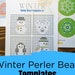 Winter Perler Bead, Hama Bead, Fuse Bead Bundle Snowman Snowflake ...