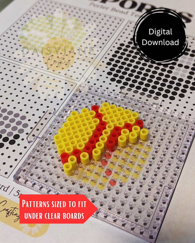 Sports Perler Bead Templates | Fuse Bead Patterns (digital Download) - Etsy