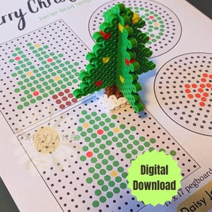 Christmas Perler Bead Patterns | Ornaments, Crafts for Kids (PDF ...