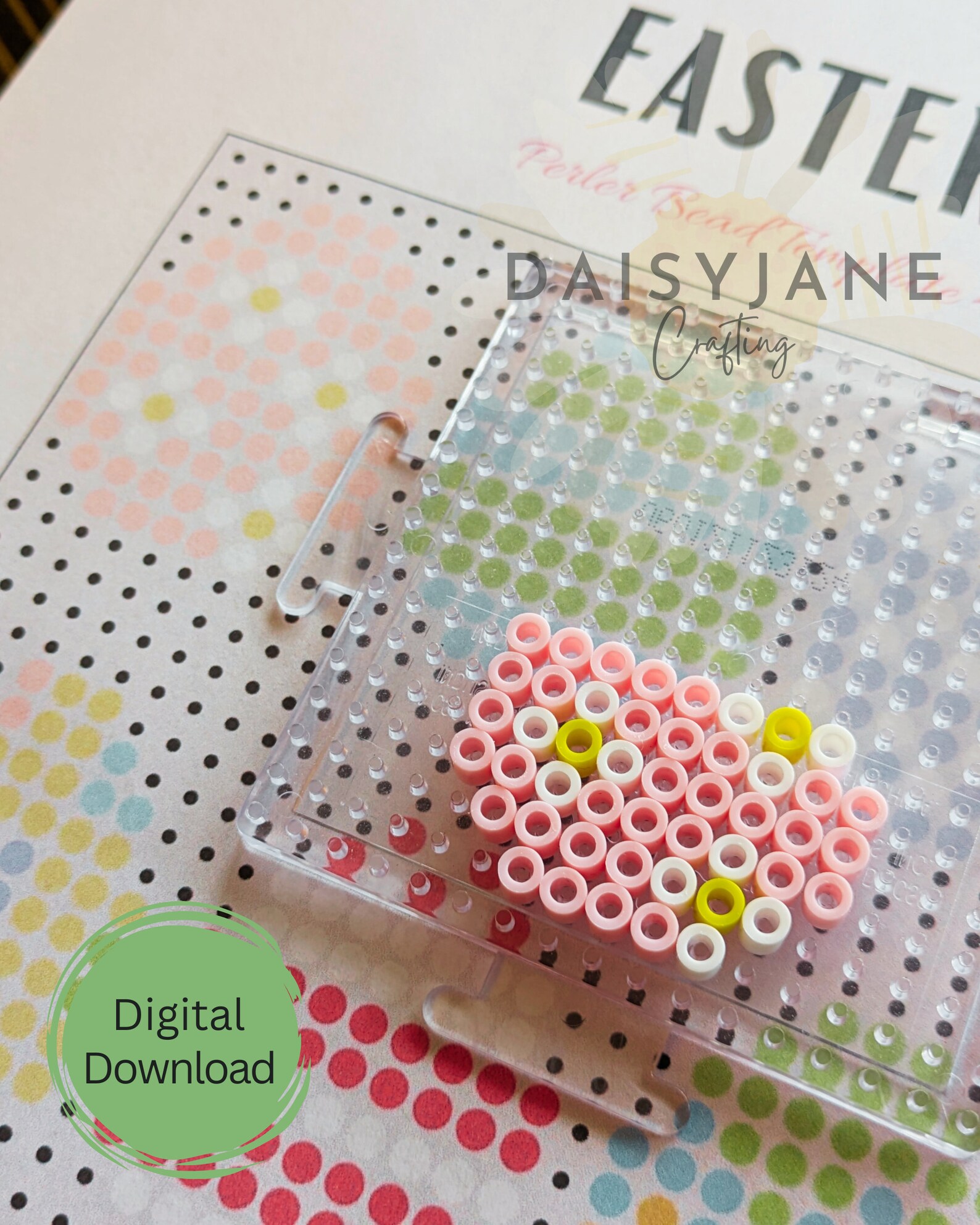 Easter Perler Bead, Hama Bead, Fuse Bead Bundle | Easter Craft Easter ...