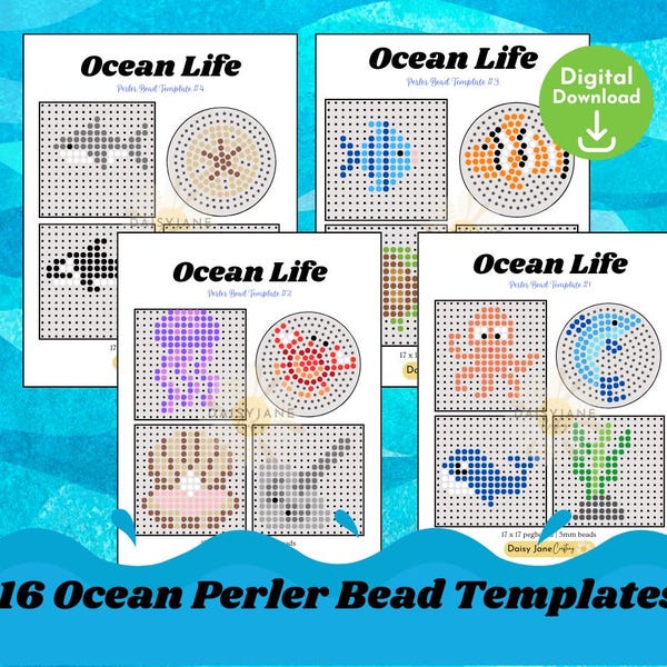 Fish Perler Bead Pattern - Etsy