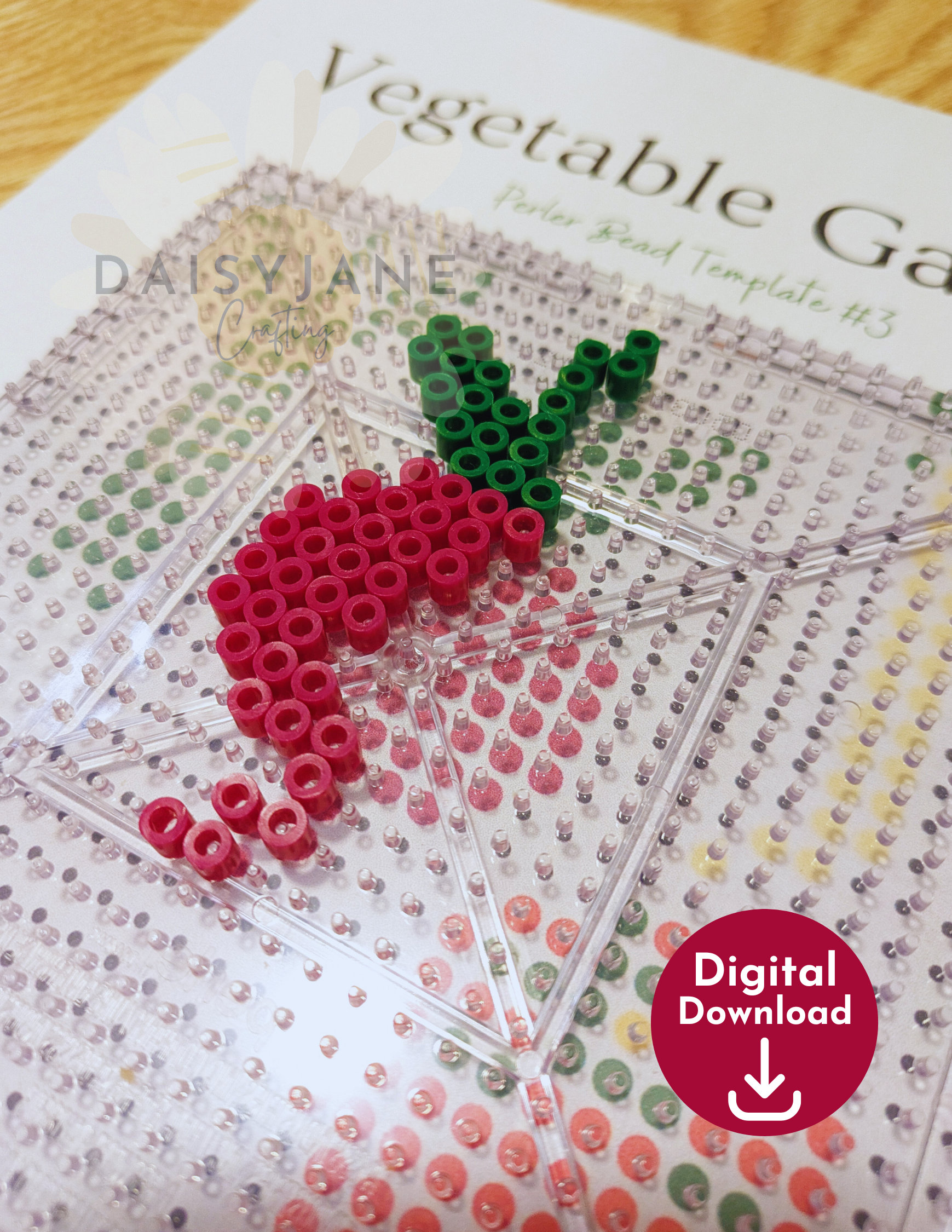 Vegetable Garden Perler Bead, Hama Bead, Fuse Bead Bundle Springtime ...