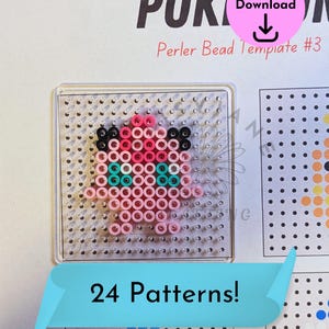 Pokémon Perler Bead Template | Fuse Beads, Hama Beads | Crafts for Kids ...