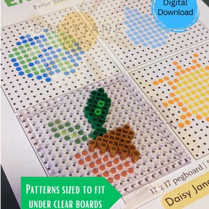 Earth Day Perler Bead Templates, Fuse Bead Patterns (digital Download ...