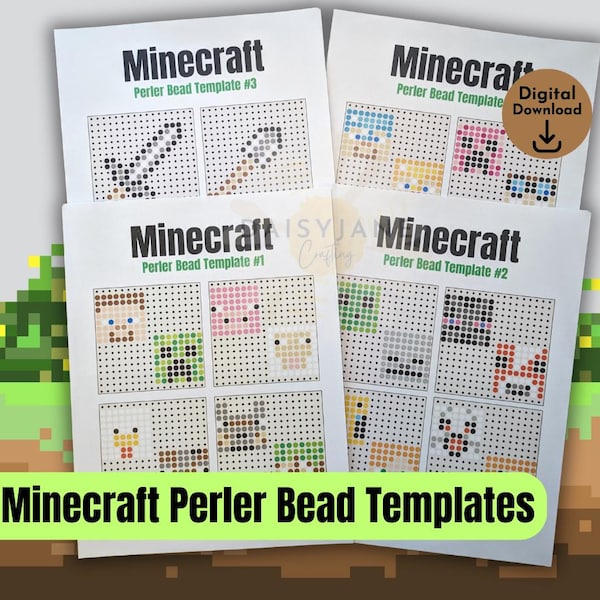 Video Game Perler Bead Patterns - Etsy New Zealand