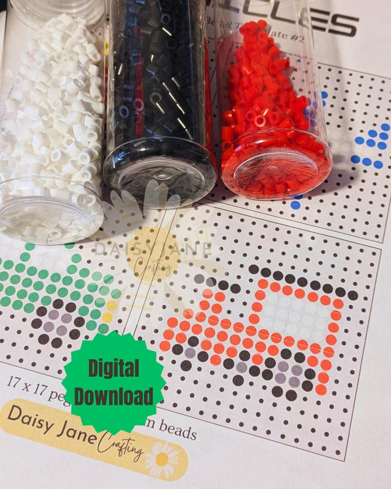 Vehicle Perler Bead Patterns | Cars, Trucks, Airplane (digital Download ...