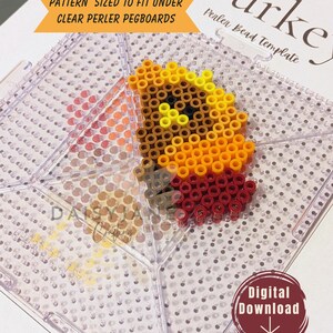 Turkey Perler Bead Template | Thanksgiving Craft (digital Download) - Etsy