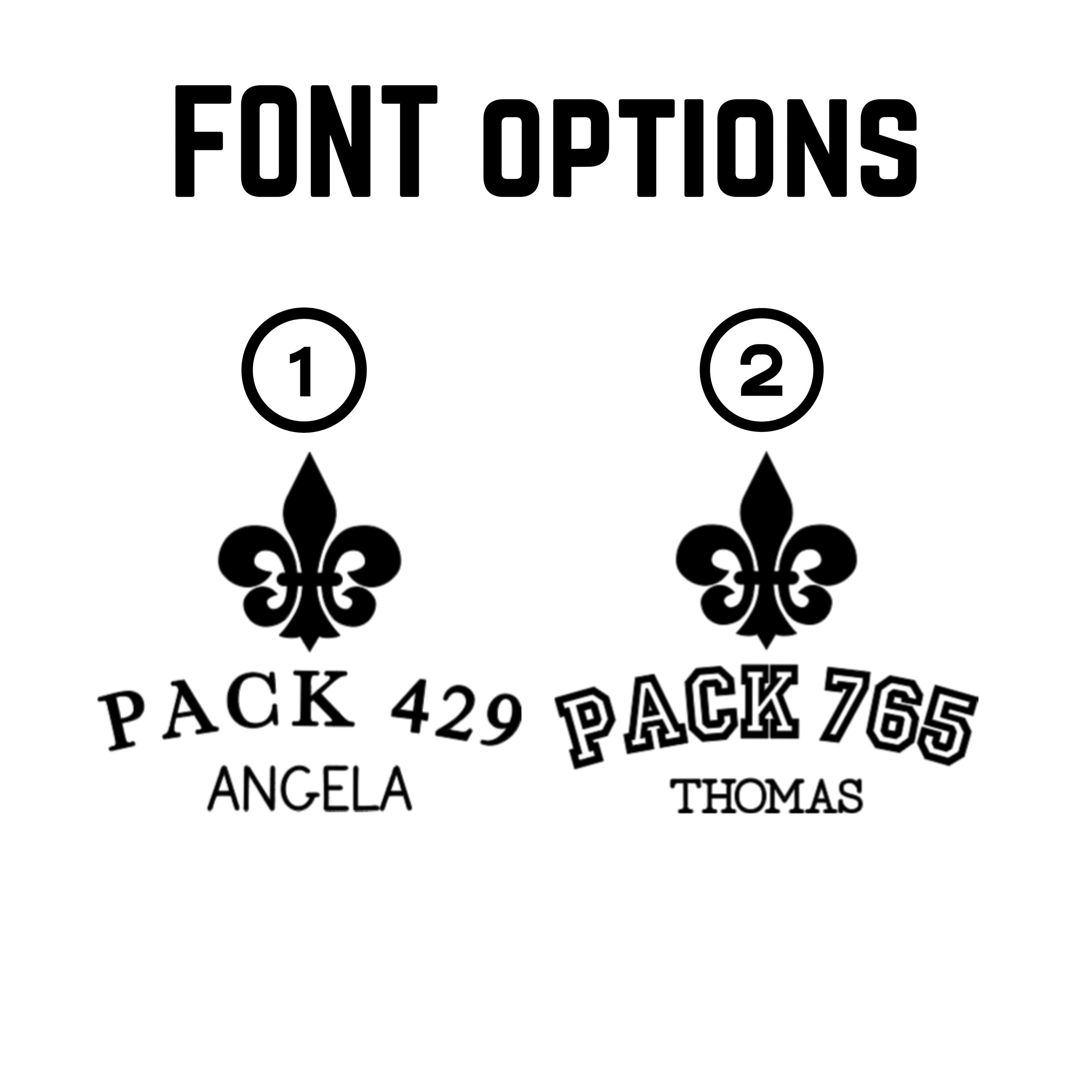 Personalized Cub Scout Patch Banner | Cotton or Polyester - Etsy