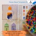 Back to School Perler Bead Patterns, School Bus, Apple (digital ...
