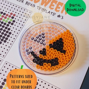 Halloween Perler Bead, Hama Bead, Fuse Bead Bundle | Halloween Crafts ...