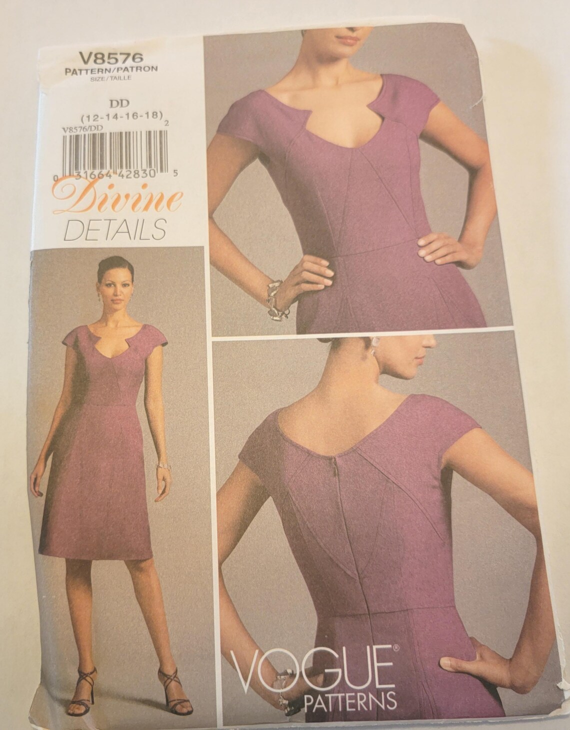 Vogue 8576 Easy Dress Pattern - Etsy