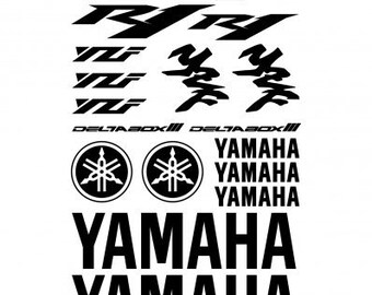 Yamaha R1 Decals Kit - Etsy