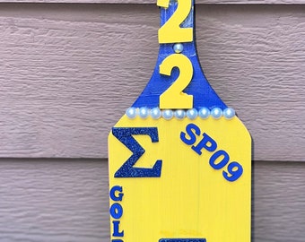 Sgrho Paddle, Personalized Sorority Paddle, Customized Paddle, Sorority ...