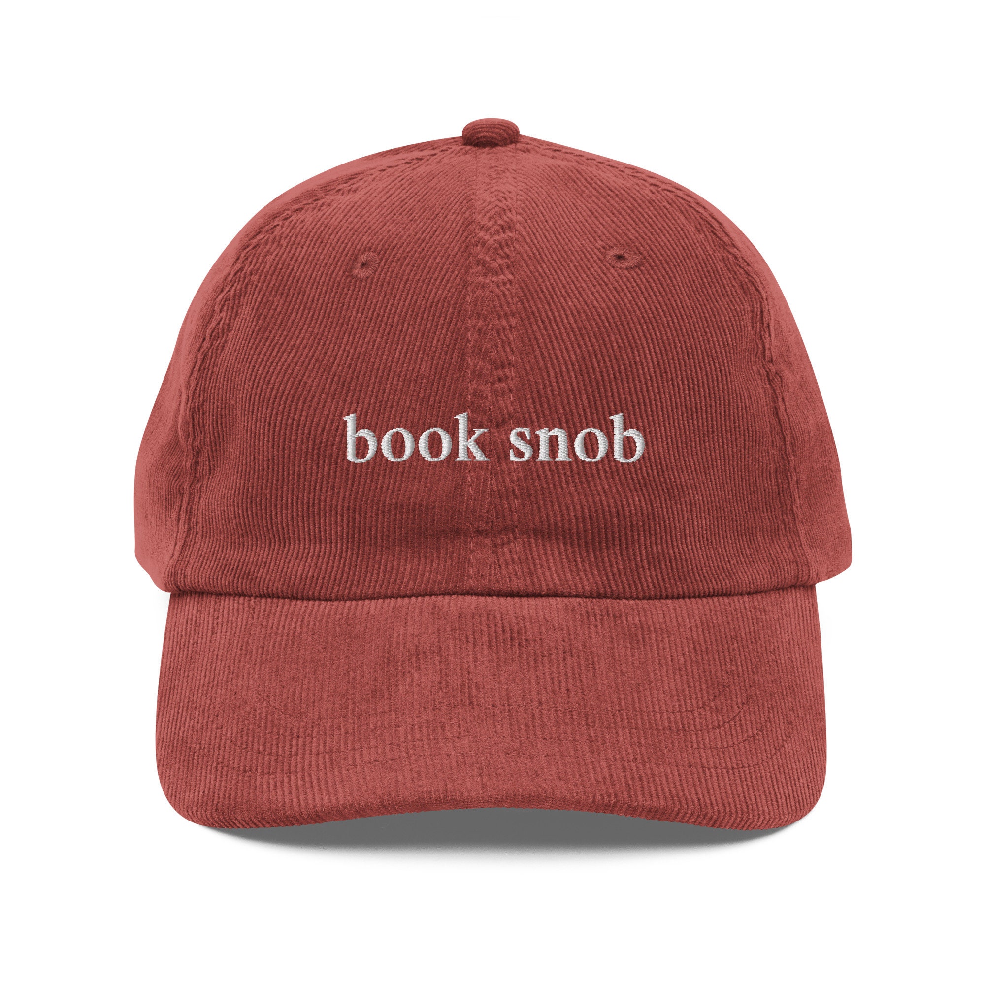 Vintage Corduroy Book Snob Cap Stylish Retro Hat Perfect Gift for Book ...