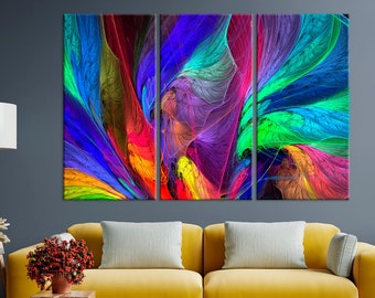 Large Vibrant Wall Art - Etsy