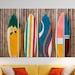 Colourful Surfboard Wall Art Canvas Surf Board Art Prints Surf Wall Art ...