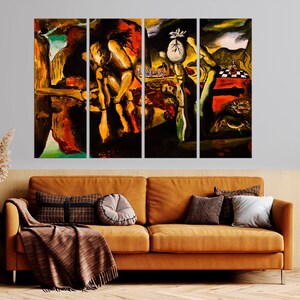 Salvador Dali Metamorphosis Narcissus Printable Canvas Wall Art Prints ...