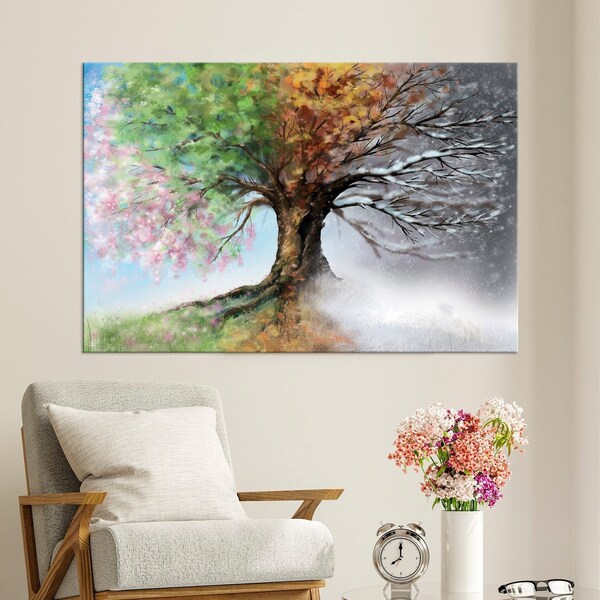 4 Seasons Wall Art - Etsy