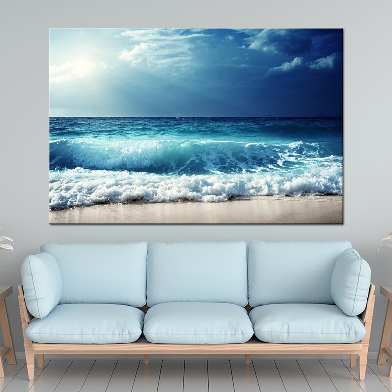 Large Ocean Print - Etsy
